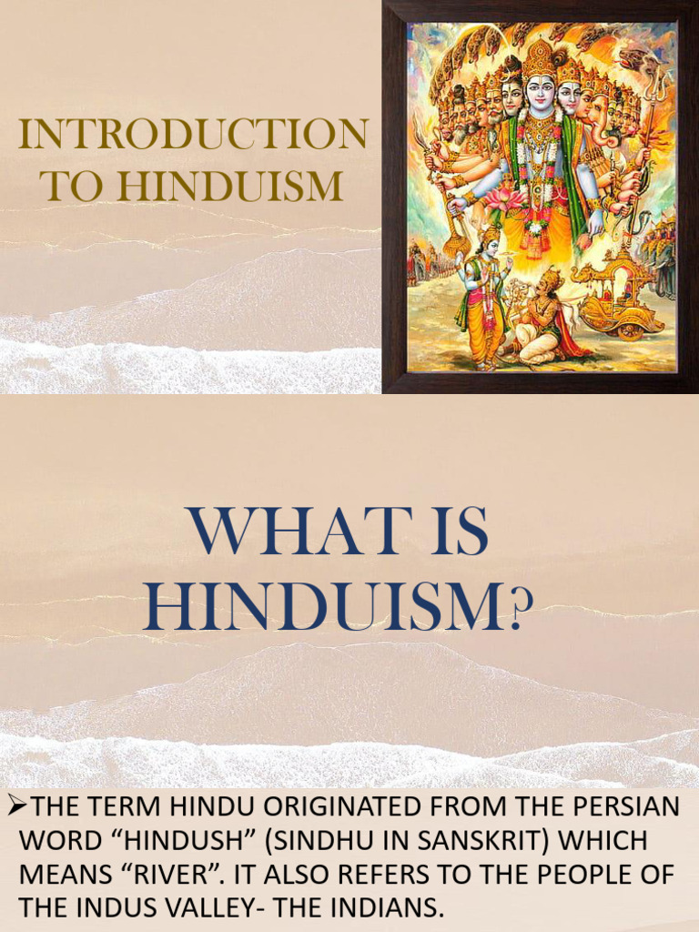 religion-HINDU | PDF | Brahman | Ātman (Hinduism)