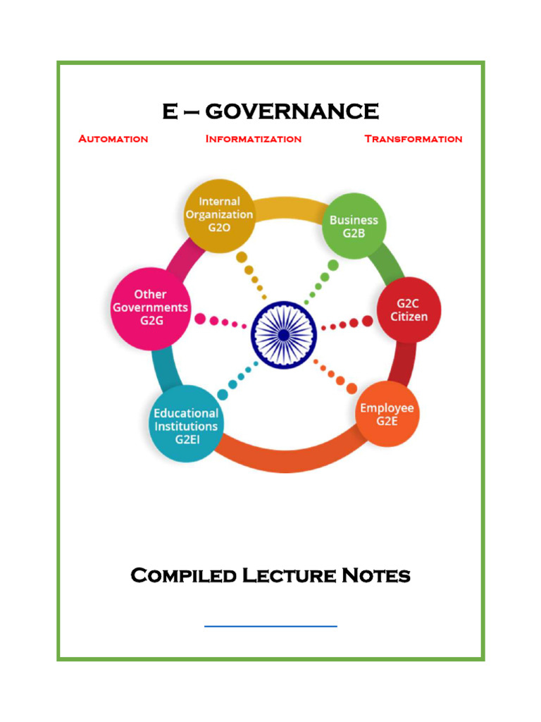 E-Governance Overview and Models | PDF | E Government | Governance