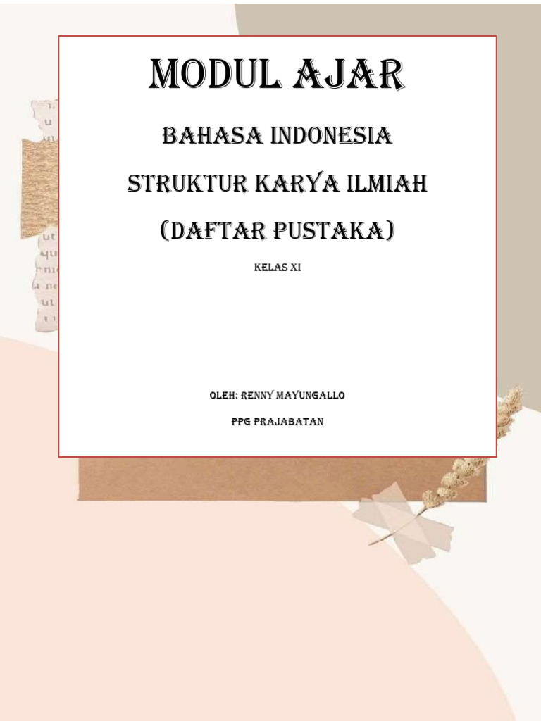 EKSPLORASI KONSEP - MODUL AJAR TaRL - Renny Mayungallo | PDF