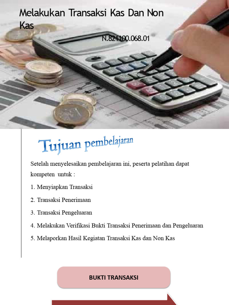 Administrasi Kas Dan Non Kas | PDF