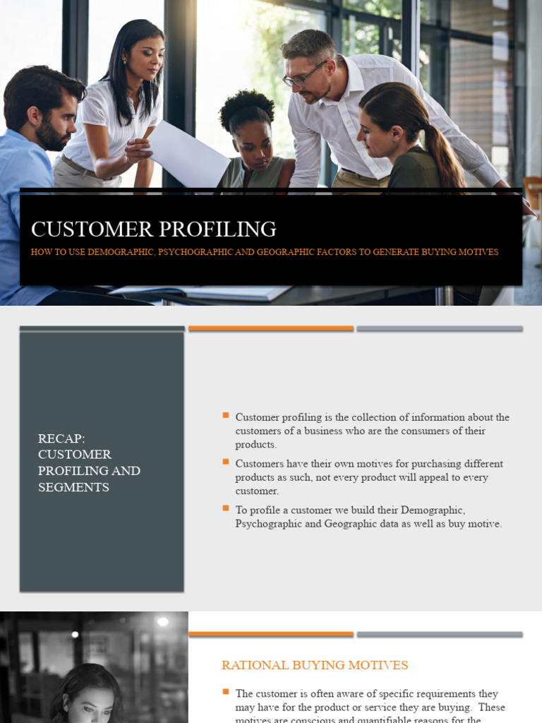 10 Customer Profiling | Download Free PDF | Economies | Business Process