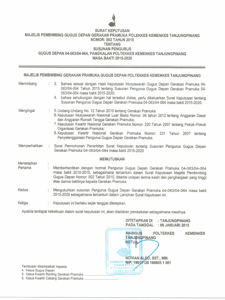 SK Gudep 2015-2020 | PDF