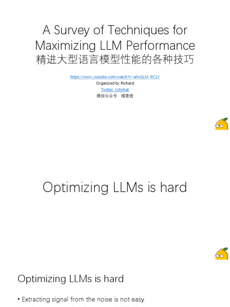 Maximizing LLM Performance Techniques | PDF | Intelligence | Cognition