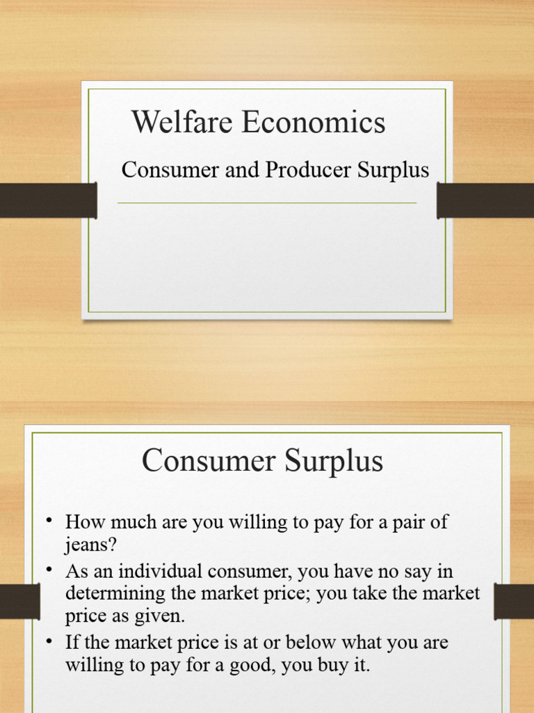 Consumer Producer Surplus | PDF | Economic Surplus | Prices