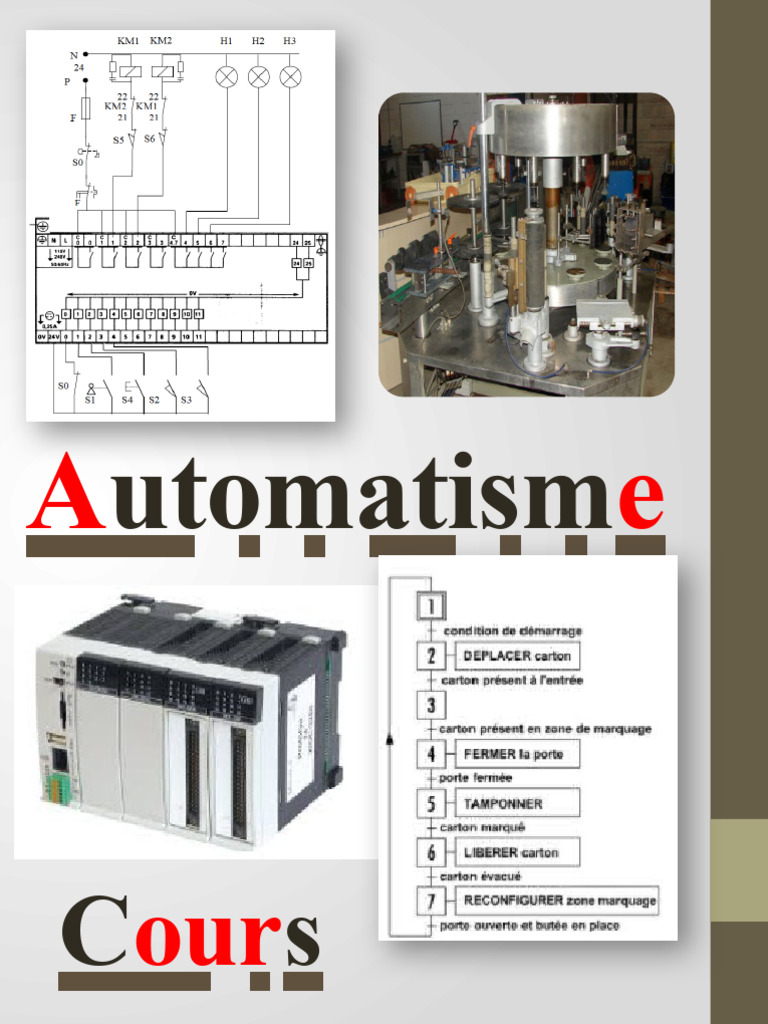Automatisme | PDF | Automate programmable industriel | Électrotechnique