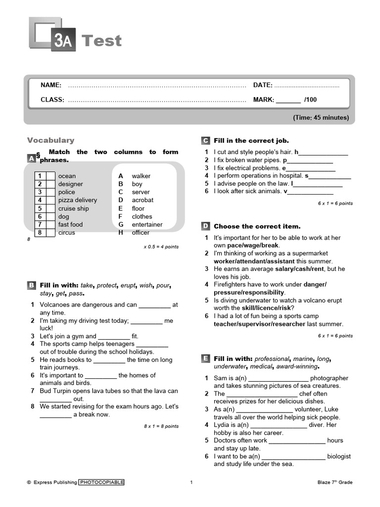 05 BLAZE 7gr Test 3A | PDF