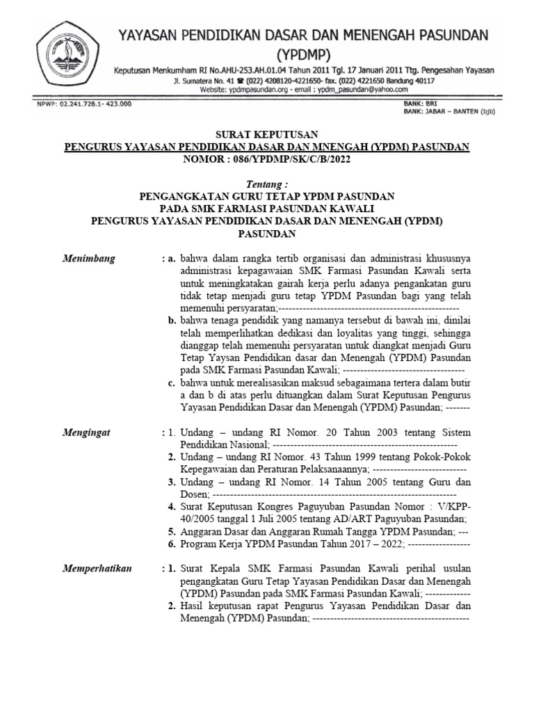 SK Yayasan 2022 | PDF