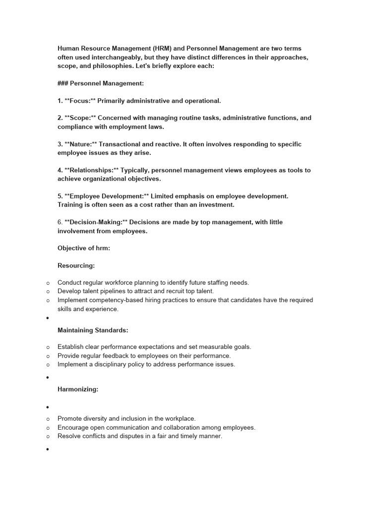 Human Resource Management | Pdf | Human Resources | Human Resource 