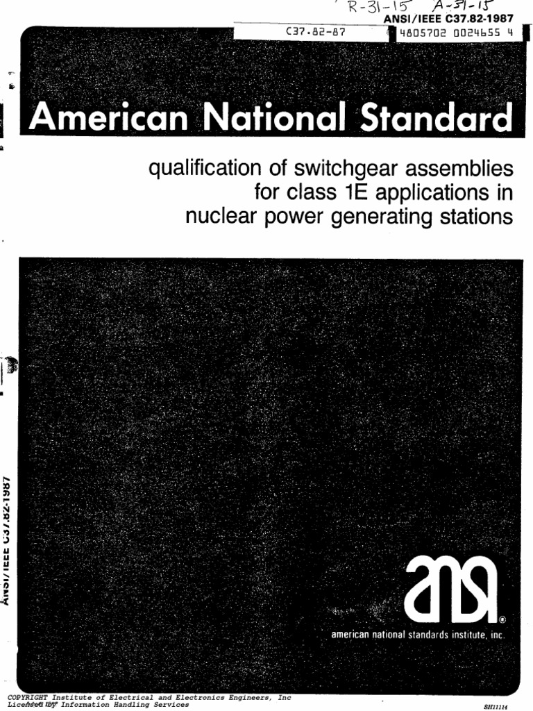 C37.82 Gtd for qualification stwgear assemblies for class 1E app in ...