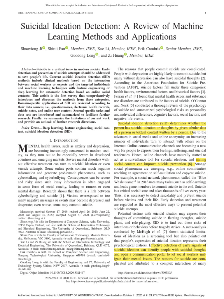 Ji 2020 | PDF | Deep Learning | Machine Learning