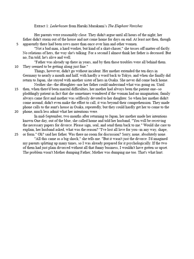 Murakami Summative IO Extract Sample | PDF