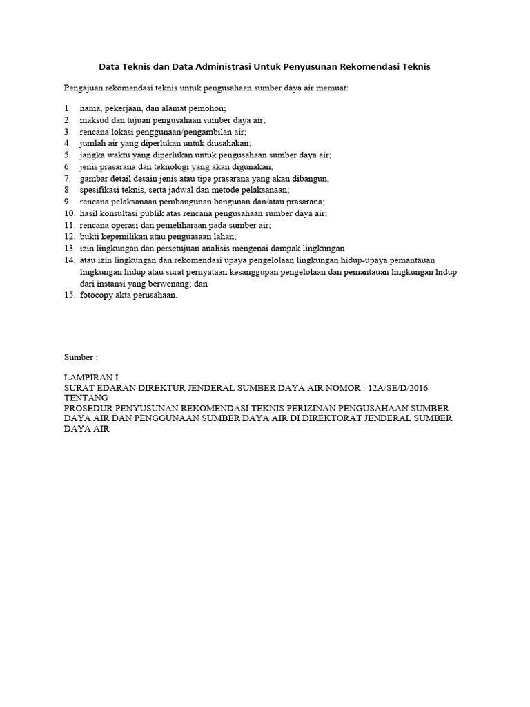 Check List Dokumen SIPA | PDF | Teknologi & Rekayasa