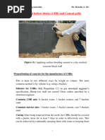 Chapter Nine Concrete Hollow Blocks NG CMT | PDF | Concrete | Masonry
