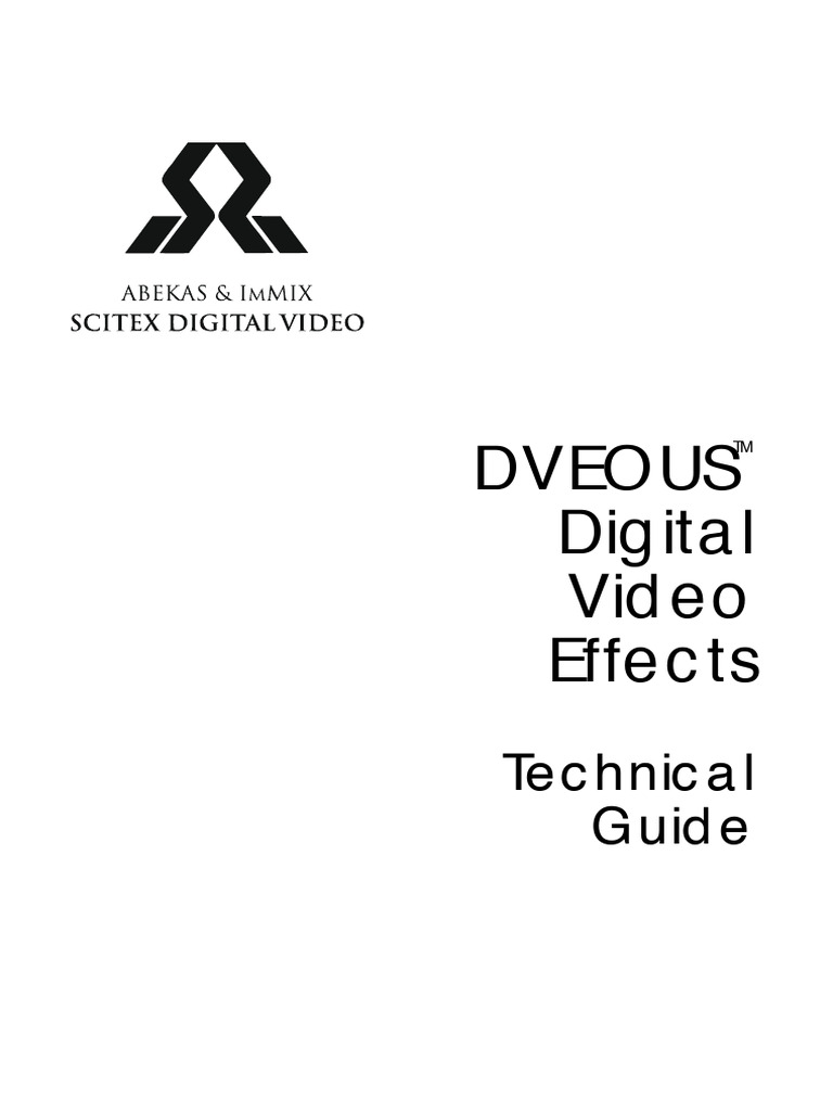 DVEOUS Digital Video Effects - Abekas DVEous Tech Manual | PDF | Computing | Electrical Engineering