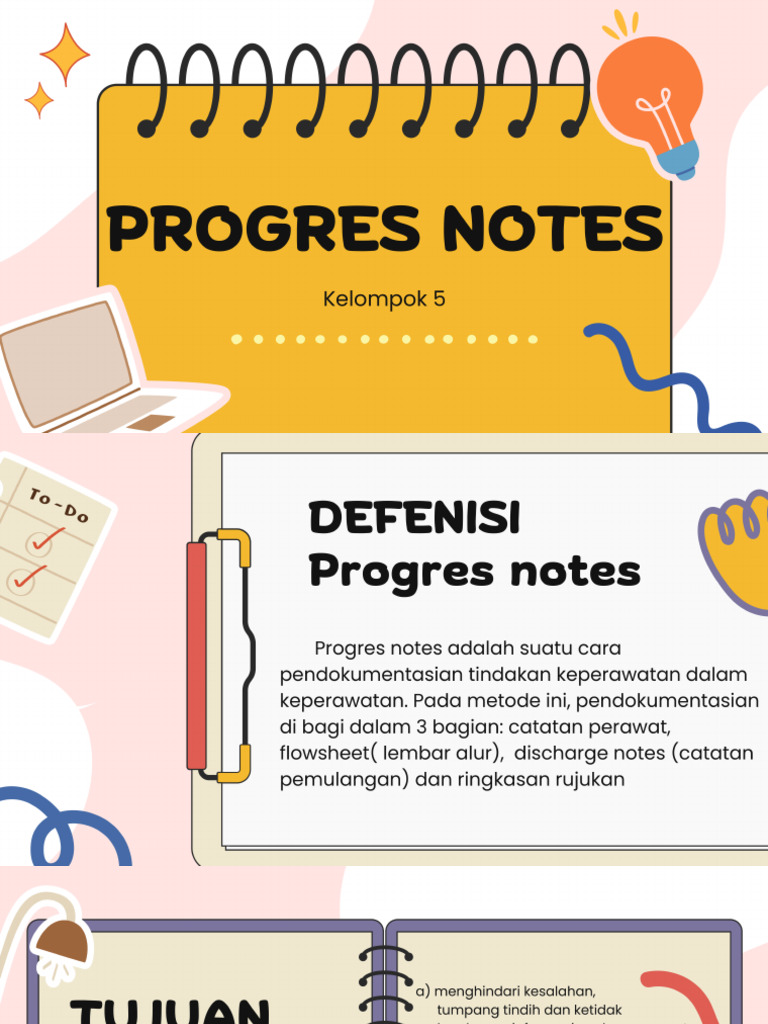 Kelompok 5 Progres Notes | PDF