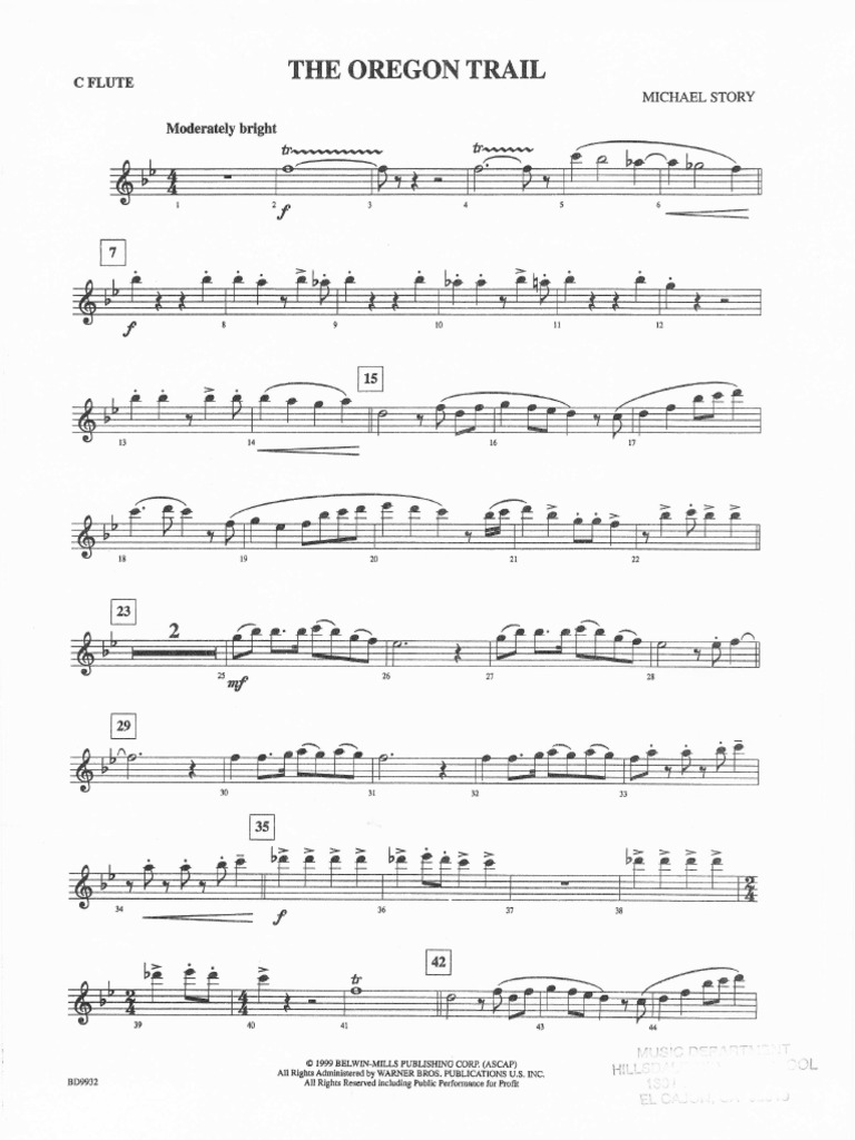 The Oregon Trail - Michael Story | PDF | Sound Production | Music ...