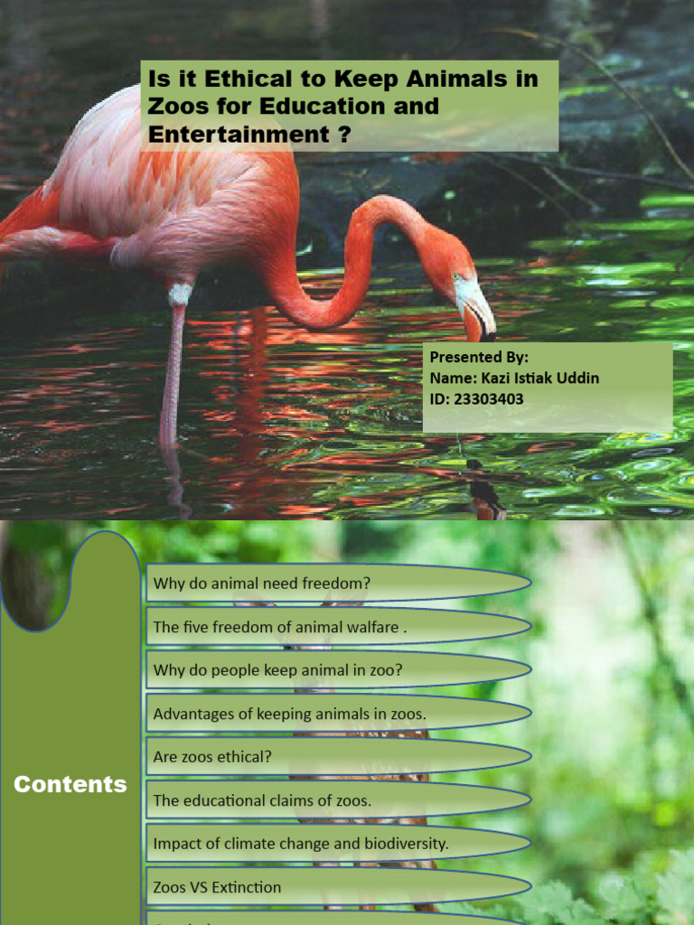 Ethics of Zoos and Animal Welfare | PDF | Wellness | Science & Mathematics