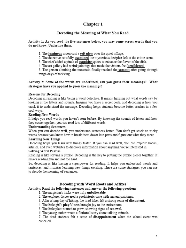 ENG 102 Chapter I and 2 | PDF | Adverb | Adjective