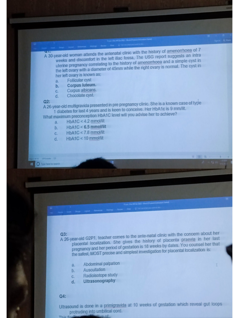 Obs Solved 22 MCQ | PDF