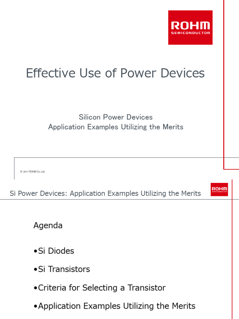 Power Devices for Engineers | PDF | Diode | Rectifier