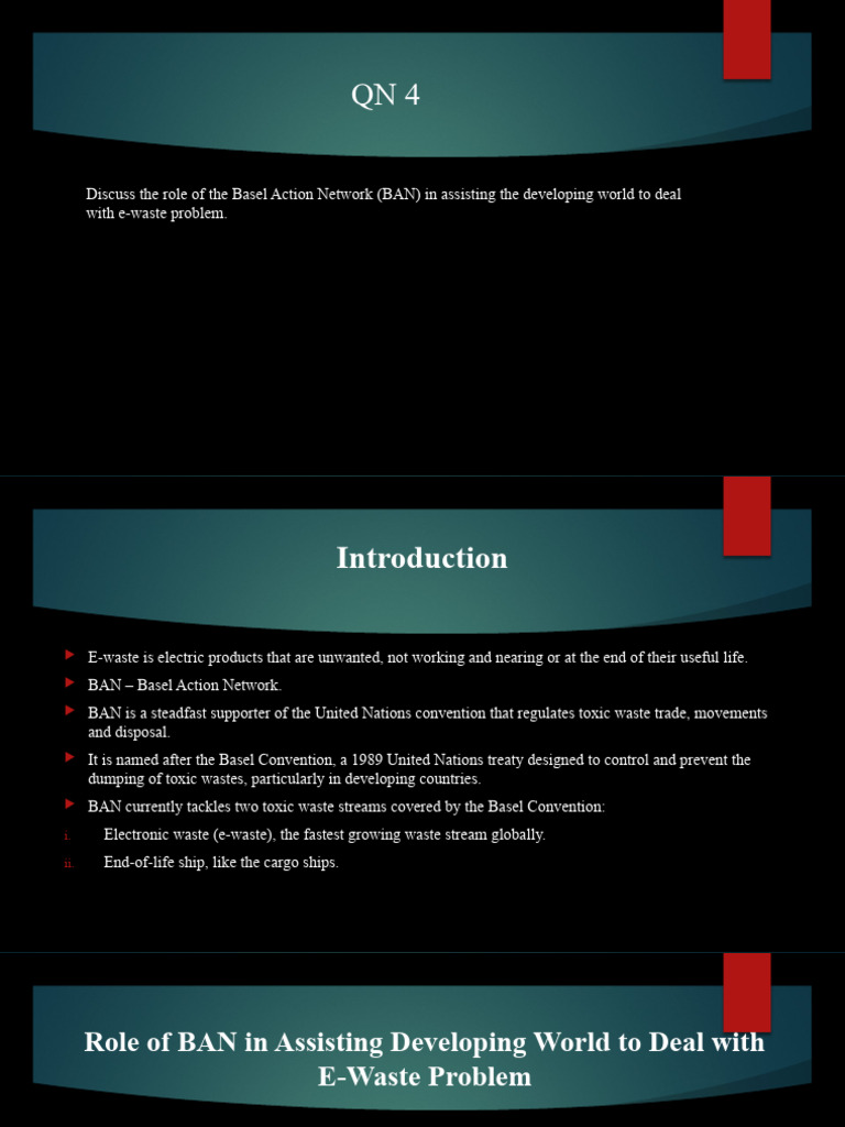 E-WASTE GROUP 4 Presentation | PDF | Electronic Waste | Waste