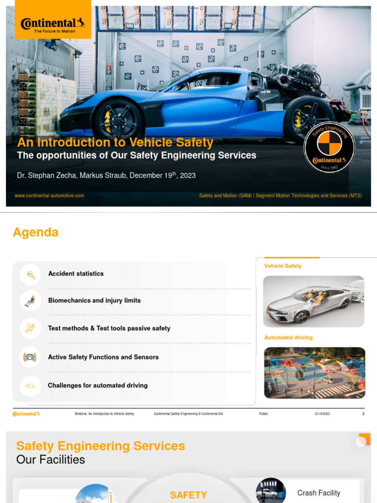 Introduction to Vehicle Safety Systems | PDF | Airbag | Traffic Collision