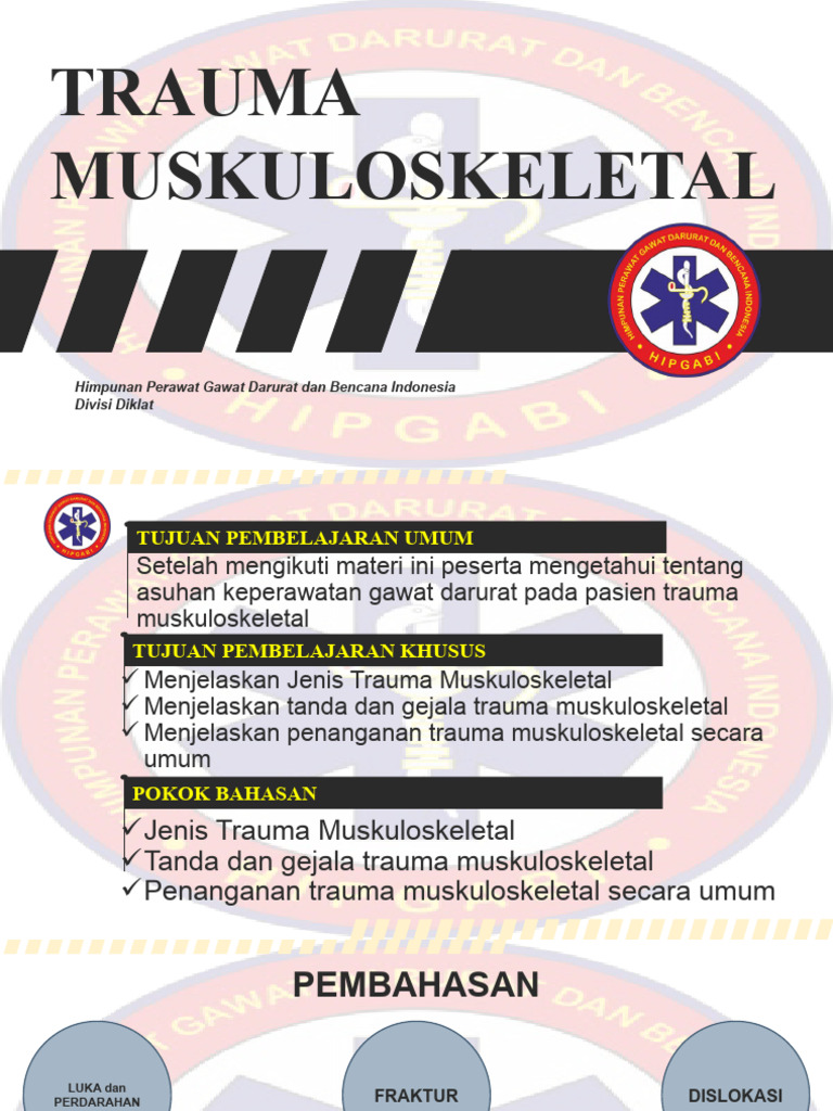 10 Trauma Muskuloskeletal | PDF