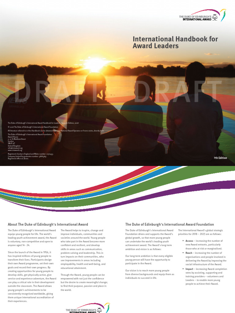 International Handbook For Award Leaders 7th Ed Final Draft | PDF ...