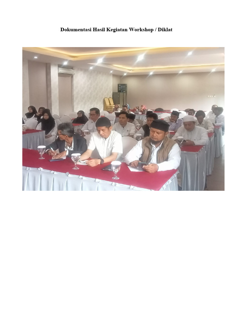 Dokumentasi Hasil Kegiatan Workshop Pdf