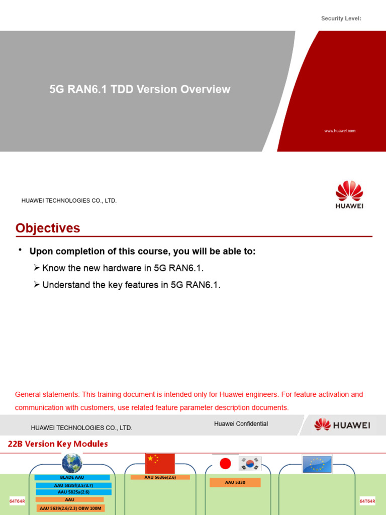 5G RAN6.1 TDD Hardware Overview | PDF | Antenna (Radio) | Mimo