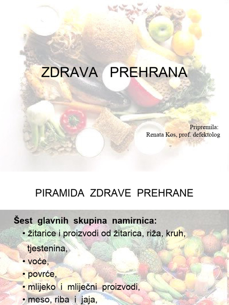 Kos Zdrava Prehrana | PDF