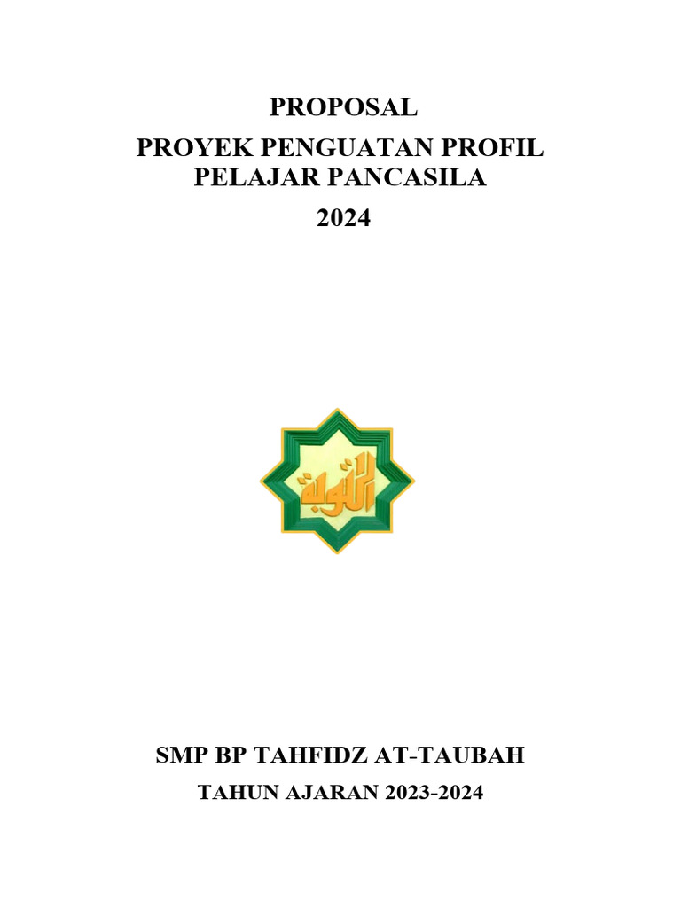 PROPOSAL P5 Revisi | PDF