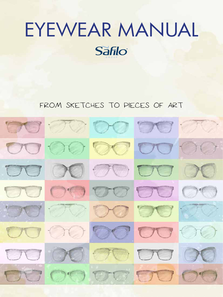 Safilo Eyewear Frame Anatomy Guide | PDF | Glasses | Sunglasses
