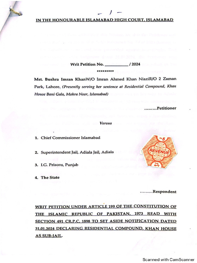 BB Jail Petition | PDF