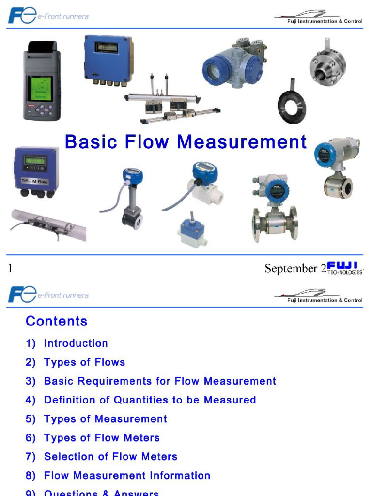 Flow Measurement | PDF