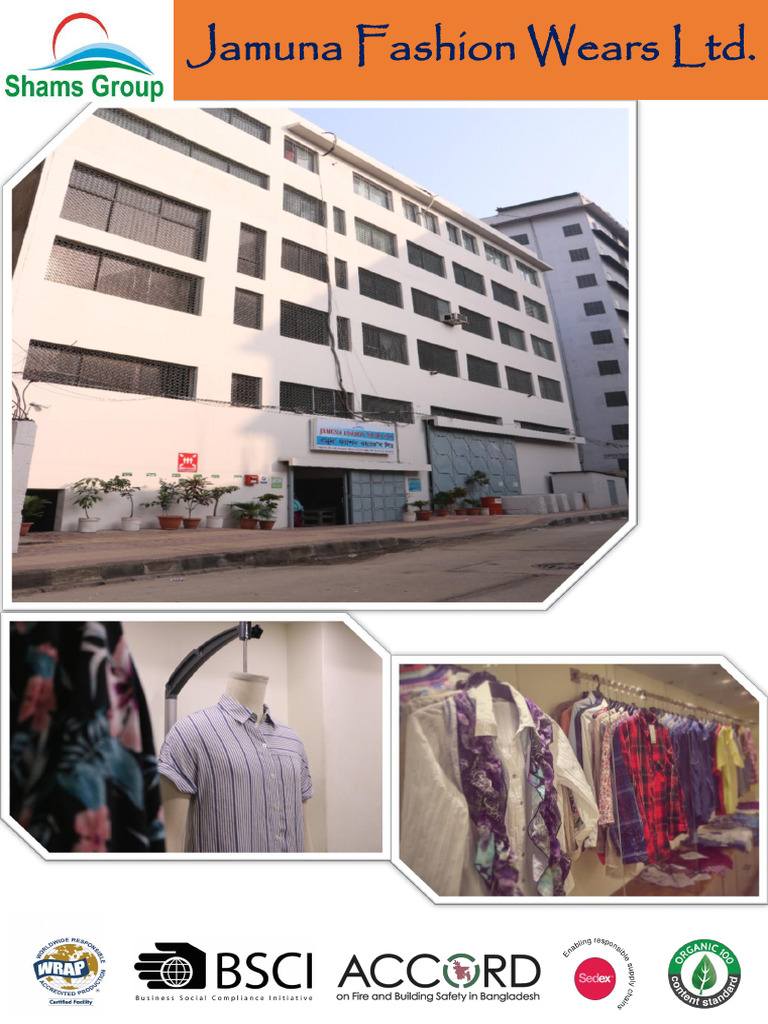 Company Profile Jamuna Fashion Wears LTD (Shams Group) | PDF ...