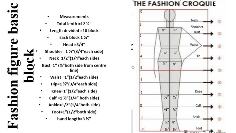 Fashion Figure Basic Block | PDF