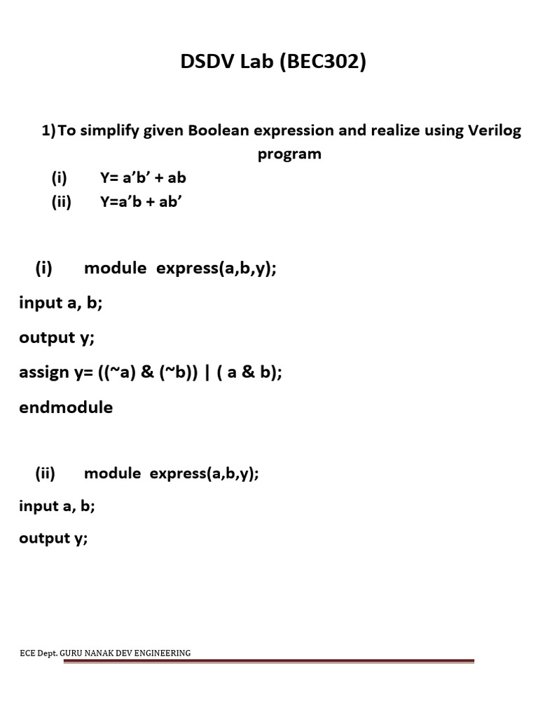 DSDV Programs | PDF | Computer Programming | Electrical Engineering