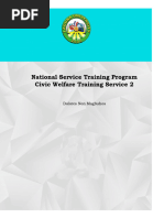 NSTP 1 CWTS List of Topics | PDF | Entrepreneurship | Leadership