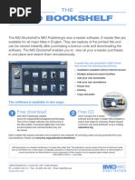 IMO Bookshelf User Manual | PDF | Online And Offline | User (Computing)