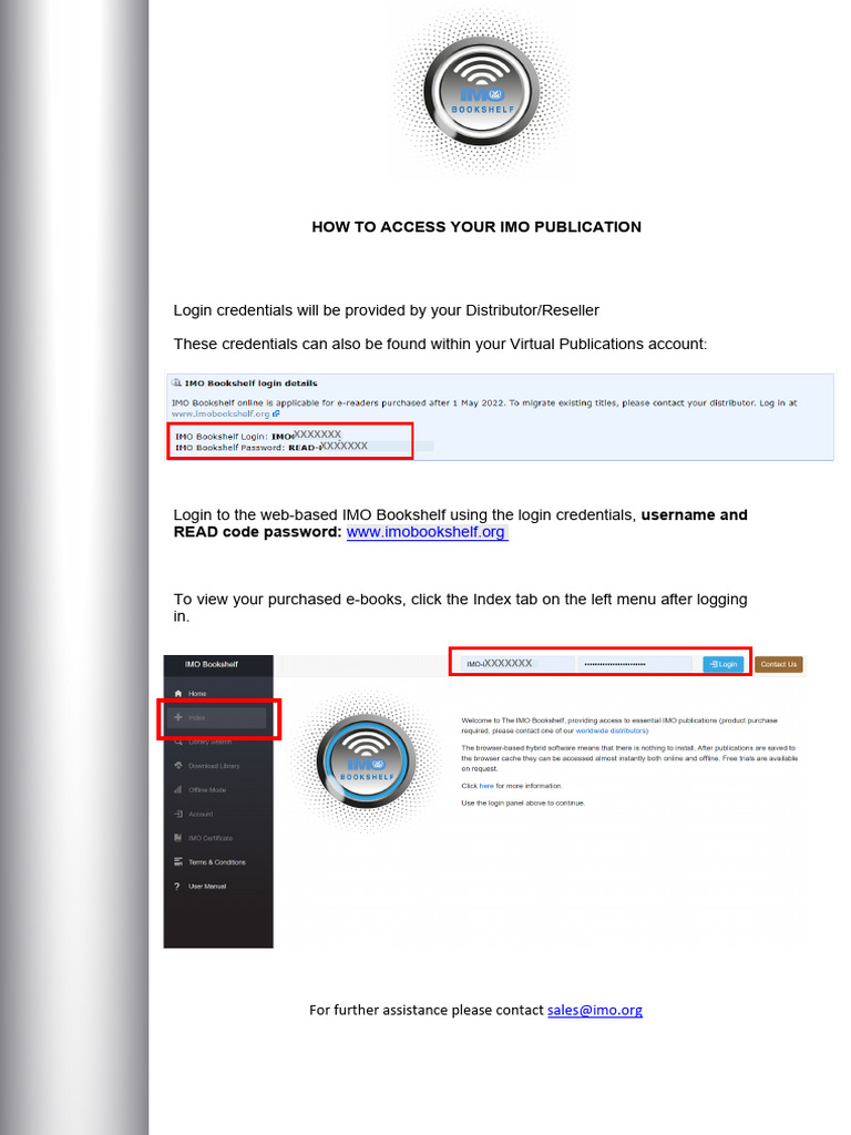 How To Access Your IMO Publication | PDF
