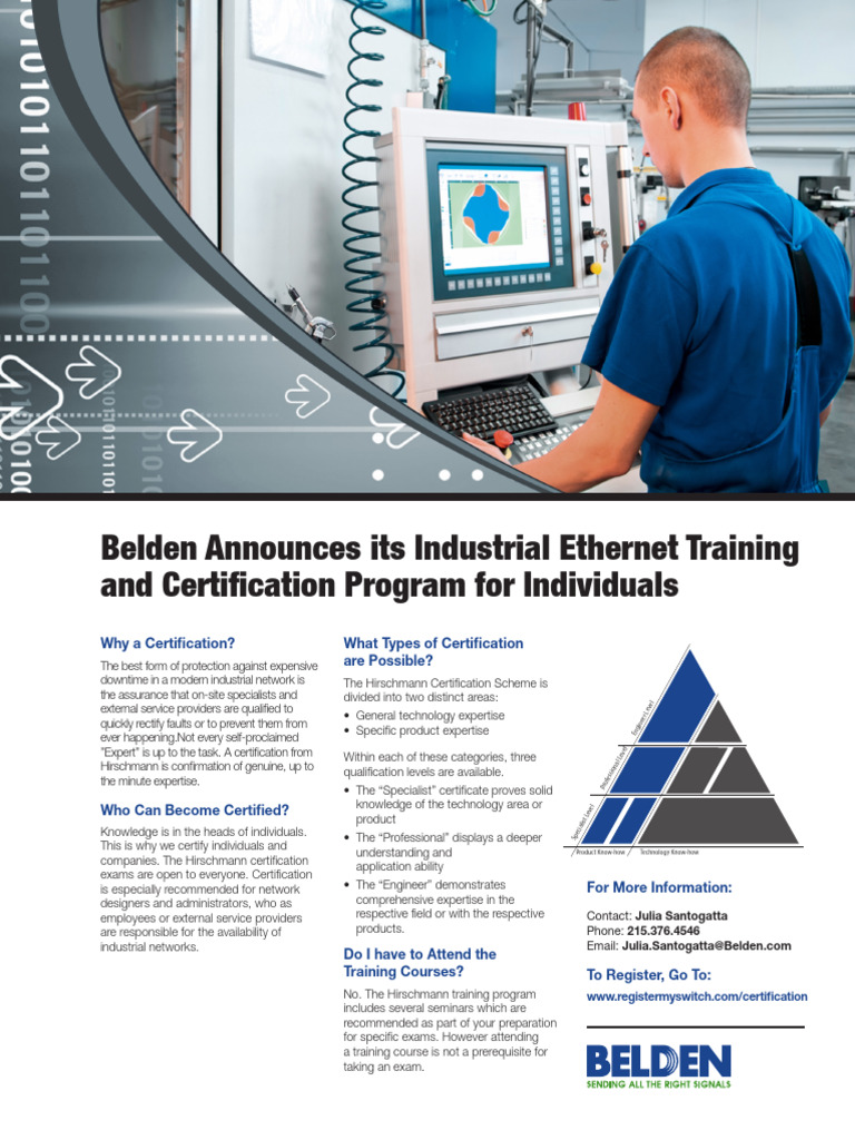 Belden Certifications | PDF | Computer Network | Multicast