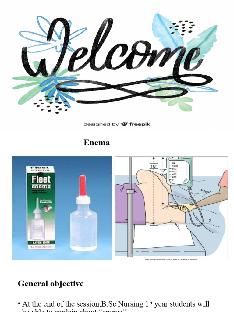 Enema | PDF | Rectum | Gastroenterology