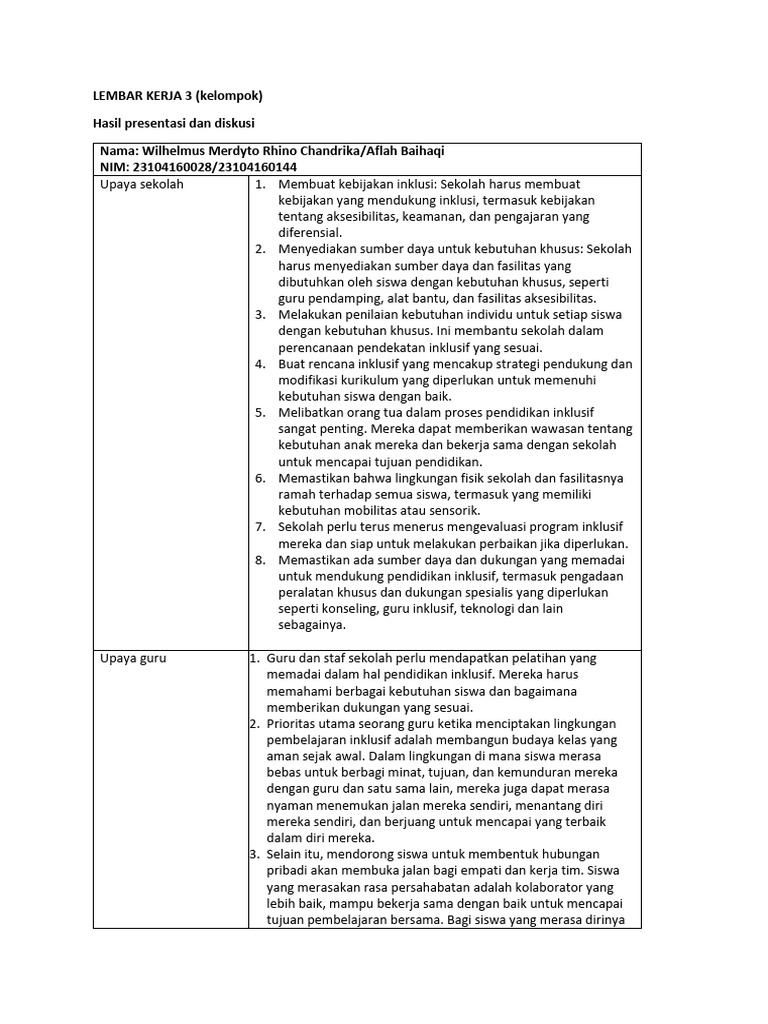 LEMBAR KERJA Topik 1 | PDF | Kesehatan Holistik | Sains & Matematika