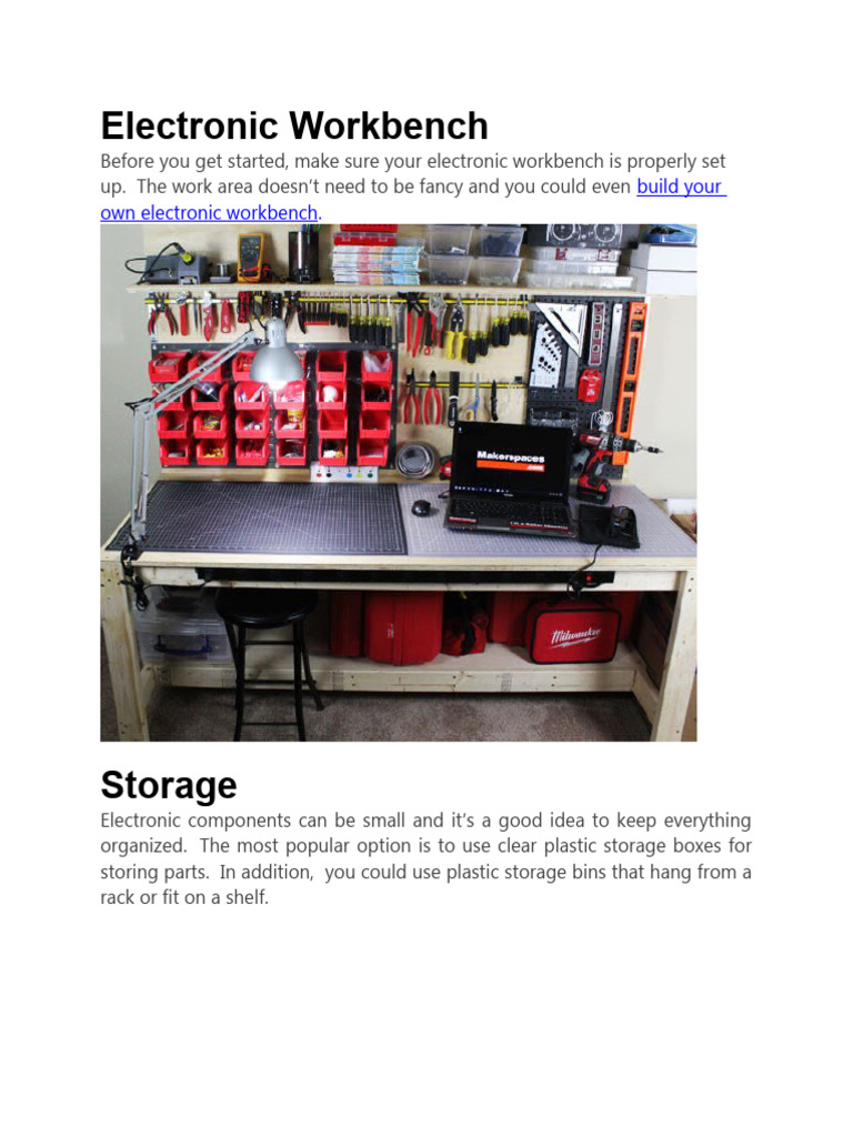 Electronic Workbench AND TOOLS | PDF | Soldering | Solder