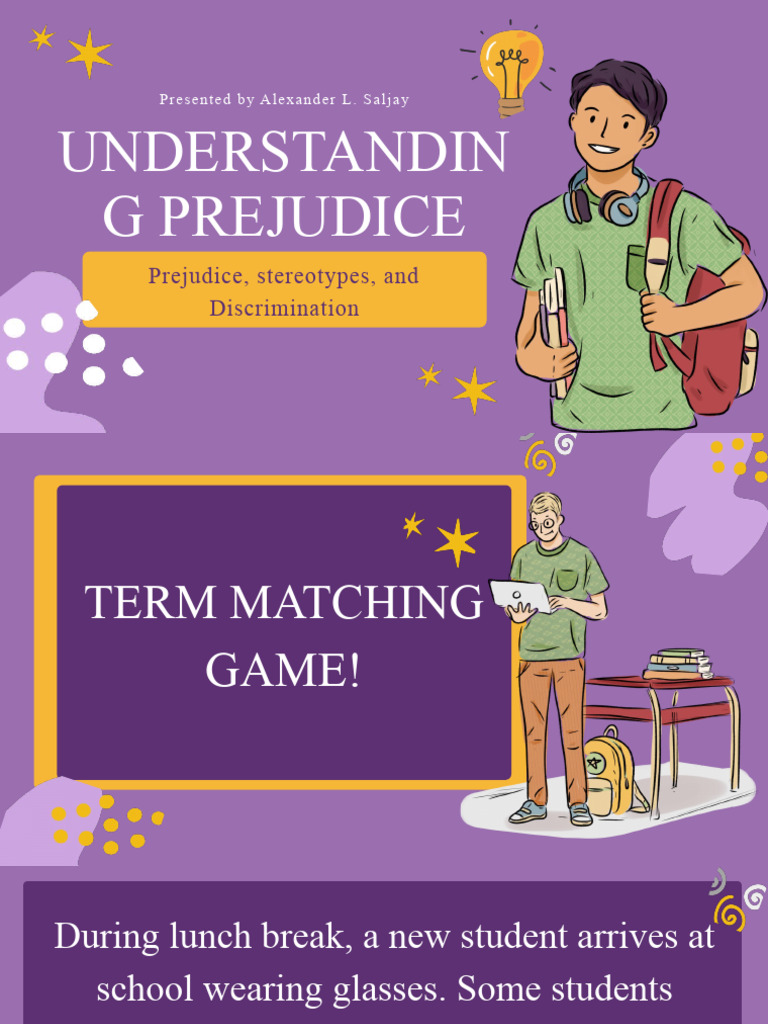 Understanding Prejudices | PDF | Stereotypes | Prejudices