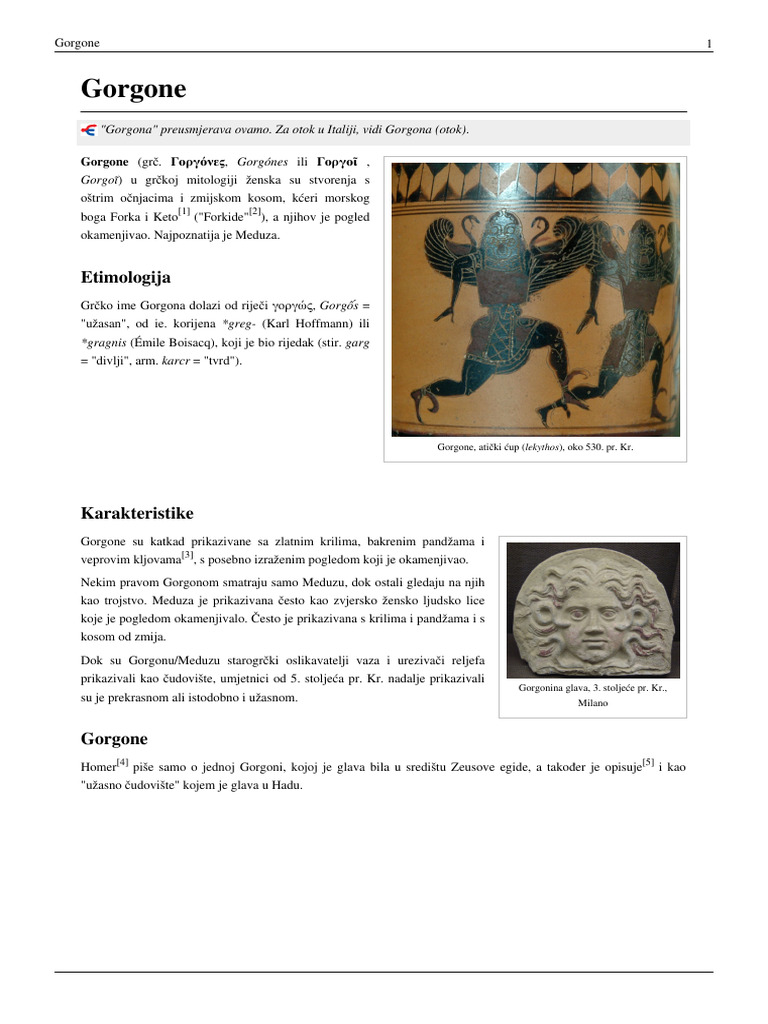 Gorgone | PDF