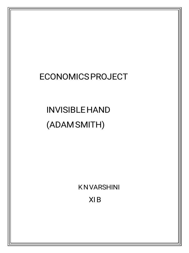 Economics Project | PDF | Microeconomics | Private Sector