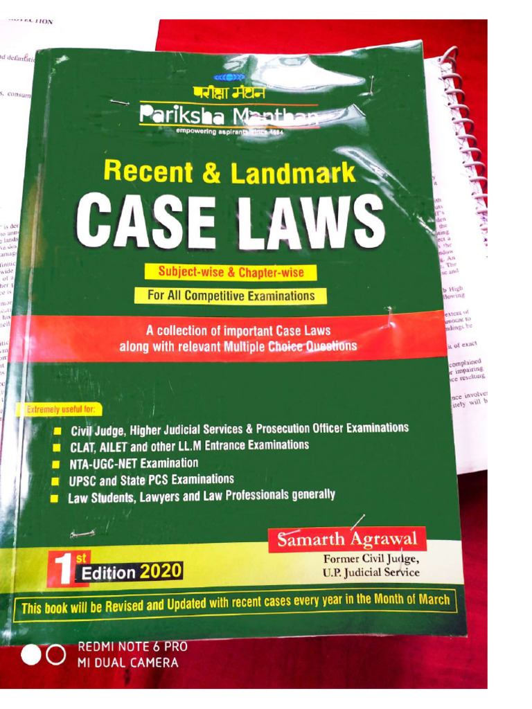 Pariksha Manthan Case Law Book | PDF