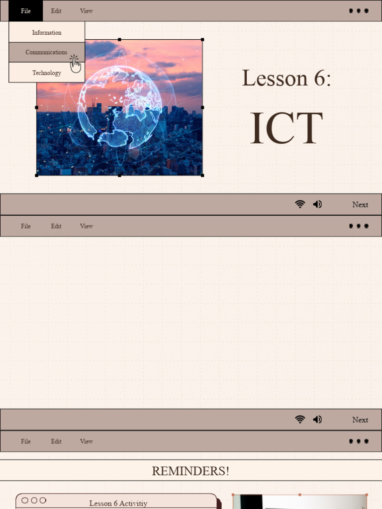 TNCT Lesson 6 | PDF | Telecommunications | Information And Communications Technology